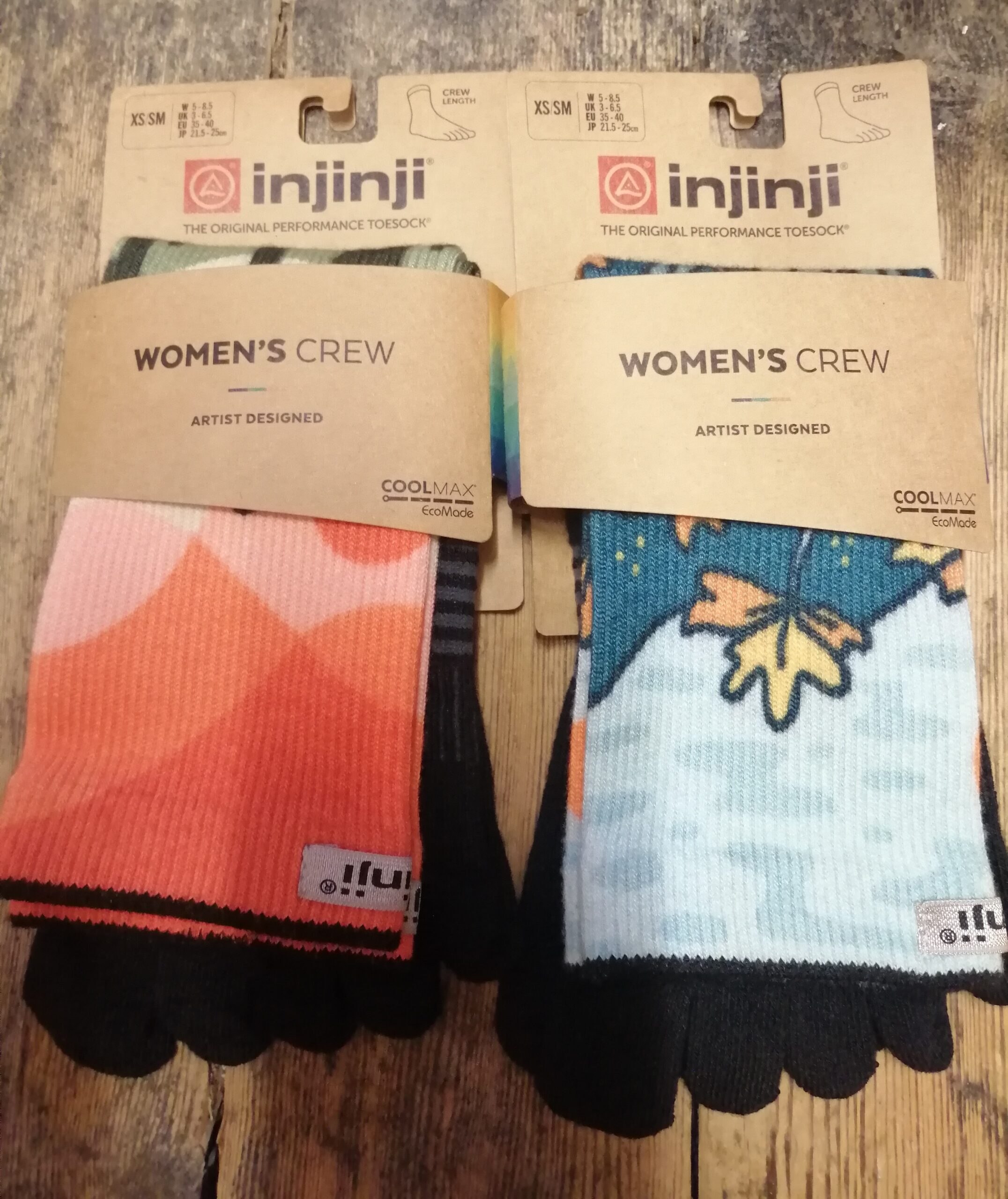New Injinji Toesock Artist Designed Series... | Castleberg Outdoors News